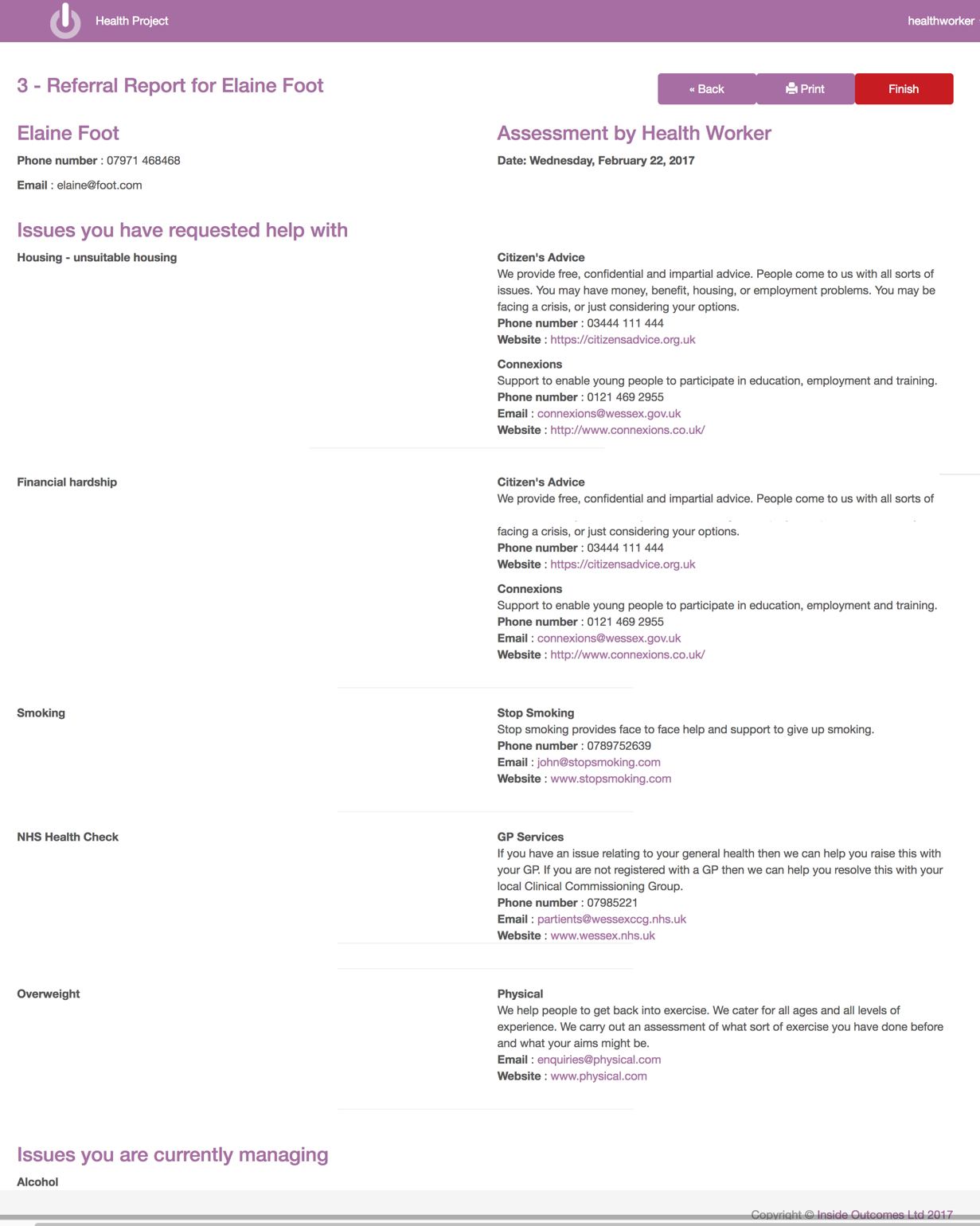 Rt Report Inside Outcomes